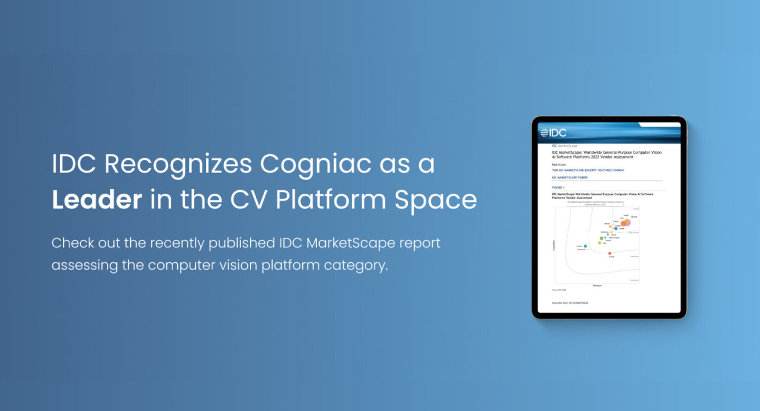 Cogniac: AI Computer Vision Platform